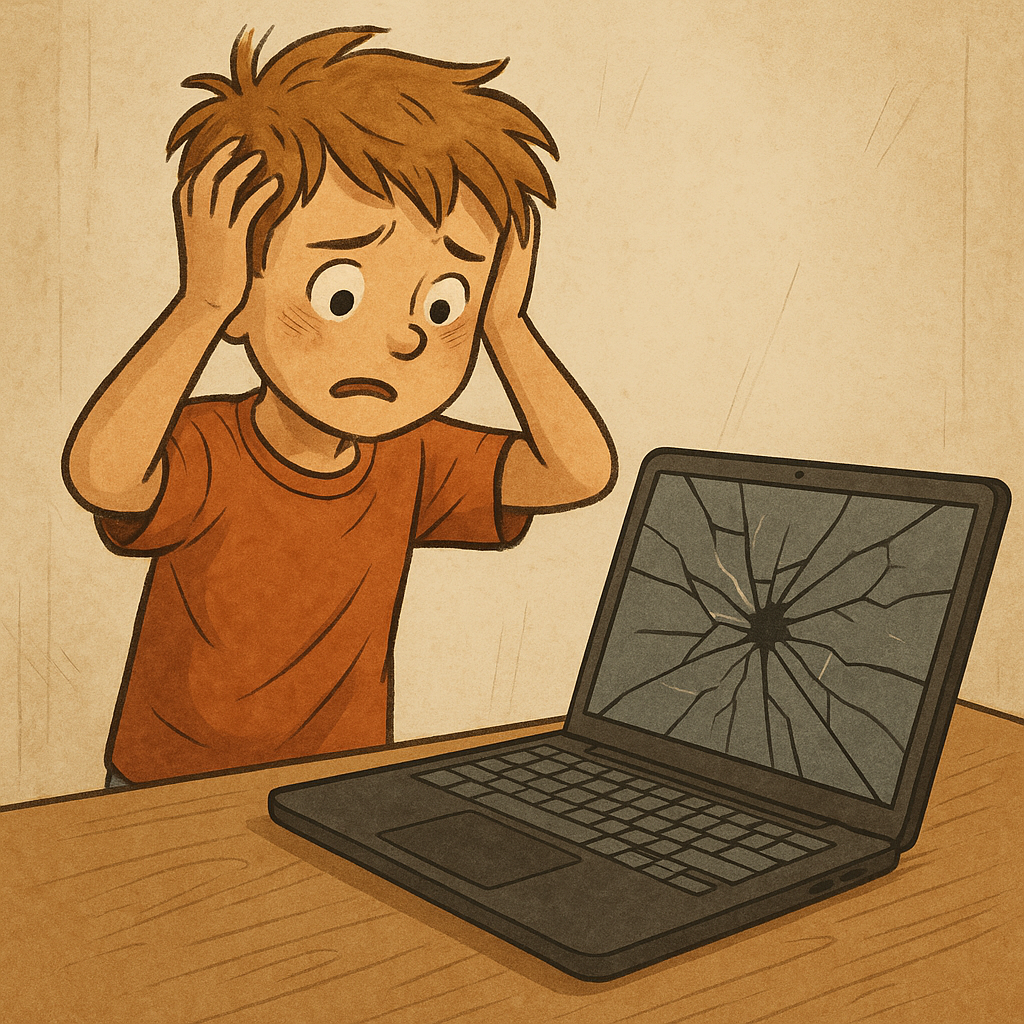 What to Do If Your Child Breaks Their Laptop for Homeschooling ...